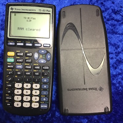 Texas Instruments TI-83 Plus Graphing Calculator - Black (83PL/TBL/1L1 ...