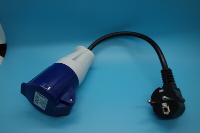 Caravan Motorhome Camper Tent Mains Hook Up European Adaptor Euro Cable ...