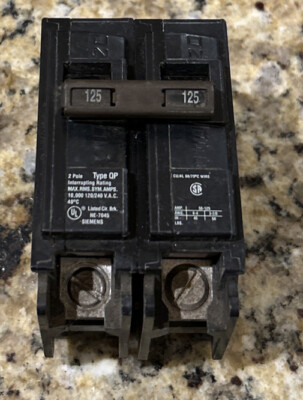Siemens Q2125 125-Amp Double Pole Type QP Circuit Breaker | eBay