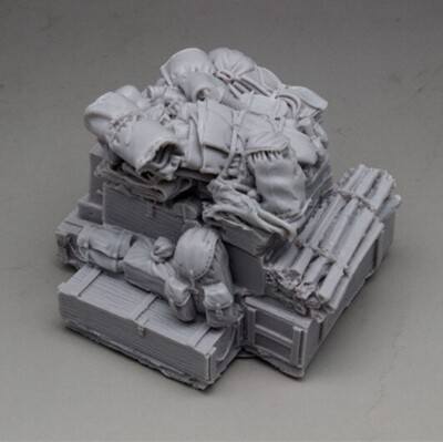 Unpainted 1/35 Scale Resin Parcel pile scene prop model kit Unassembled ...