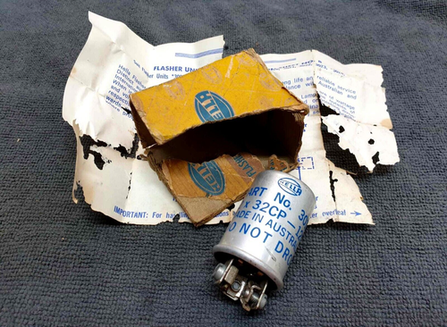 NOS HELLA FLASHER CAN 12 VOLT 3 PIN SUIT FORD HOLDEN VALIANT BRITISH ...