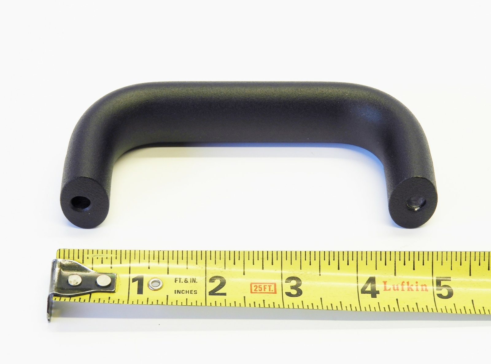 Unthreaded-Hole Pull Handles Black Powder-Coated Aluminum, 4-9/16 ...