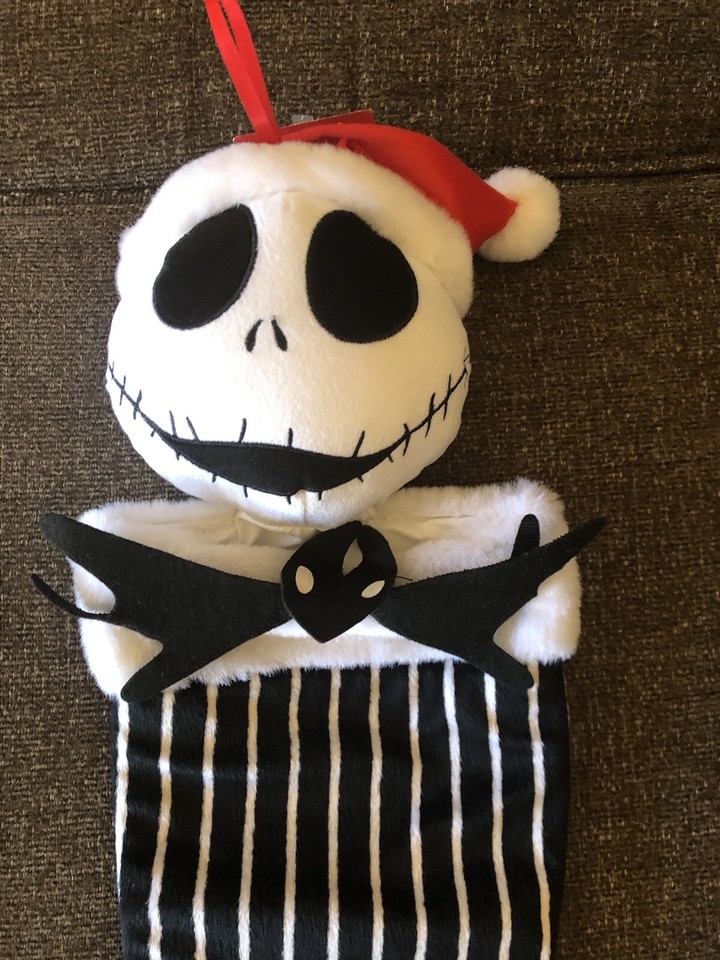 Disney’s Nightmare Before Christmas Jack Skellington stocking w Plush ...