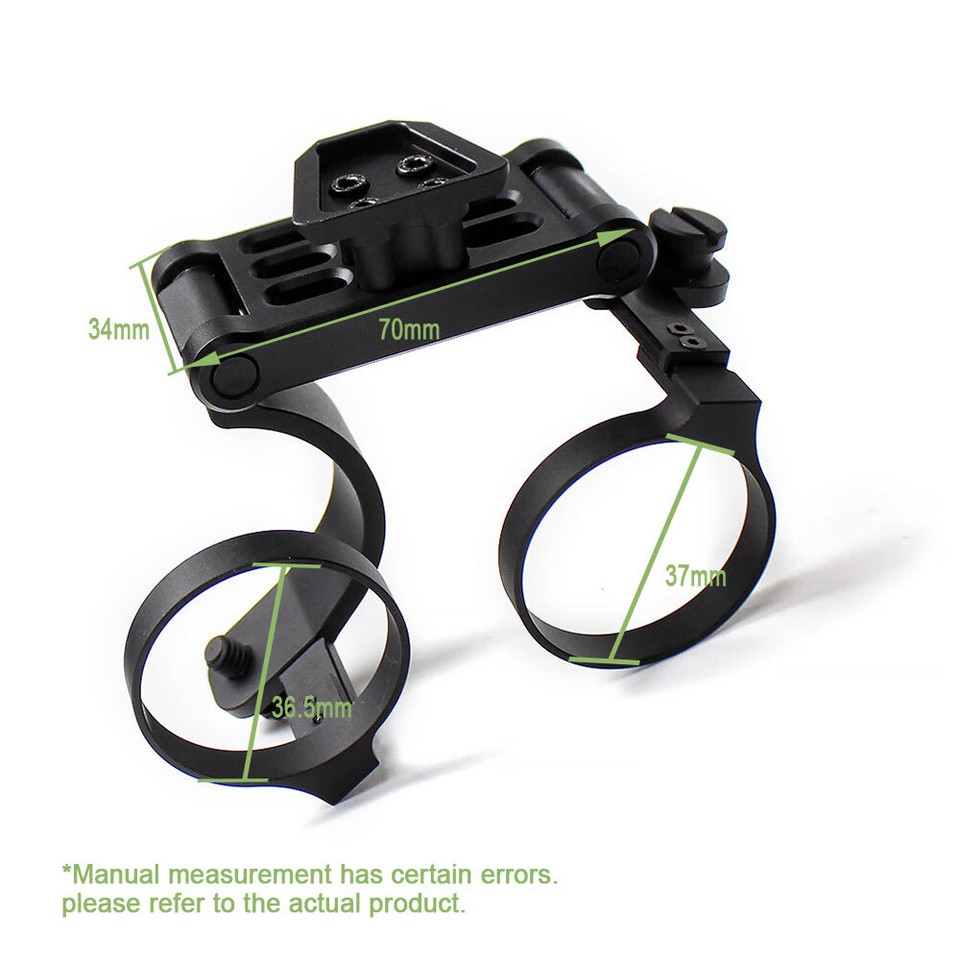 PVS-14 NPBM-D Non-Powered Bridge Mount Dual Dovetail NVG Mount Tactical ...