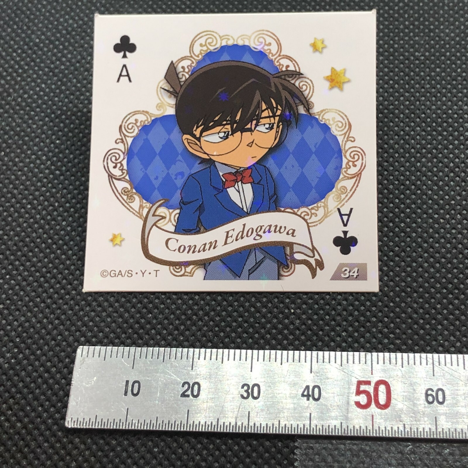Conan Edogawa Detective Conan Japanese Sticker Seal No.34 Very Rare ...