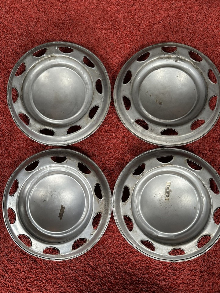 Classic Mini Mk1 Wheel Trims X4 Hub Caps Austin Morris Original | eBay