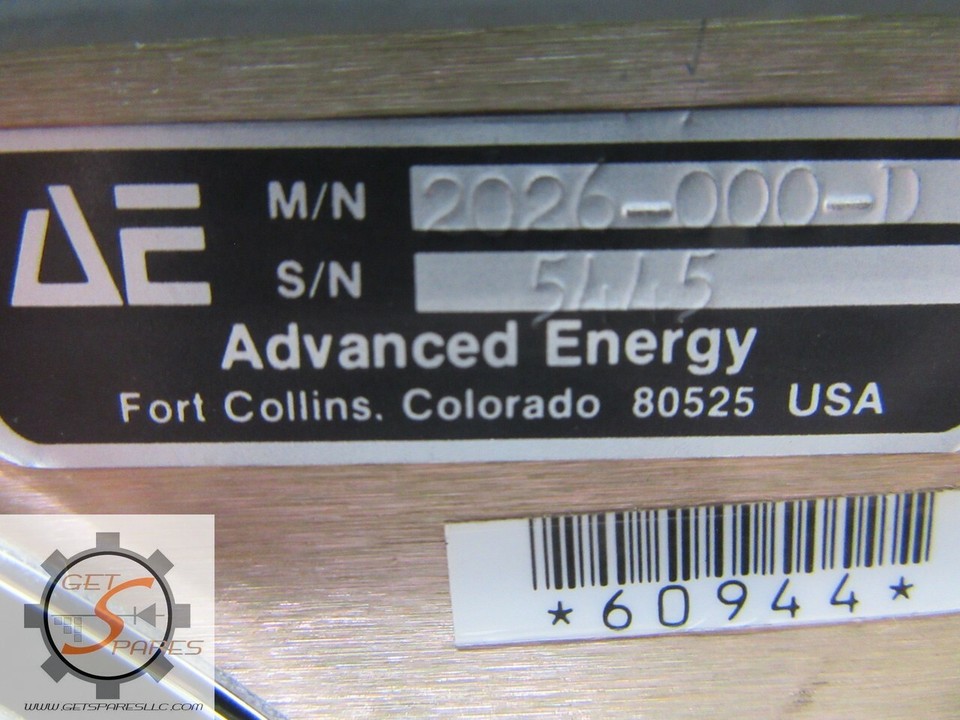 3152026-000 / ASM AMERICA LDM PLASMA RF GENERATOR 2026-000-D / ADVANCED ...