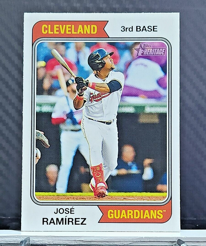 Jose Ramirez 2023 Topps Heritage #11 - Guardians | eBay