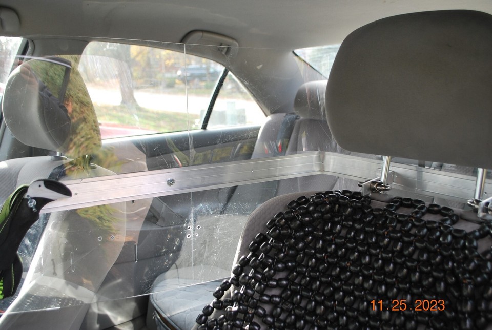 Taxi Uber Lyft Isolation Car Partition Shield Protective Transparent | eBay