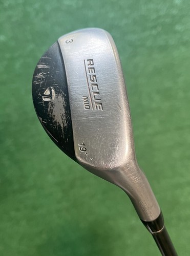 TaylorMade Rescue Mid 3 Hybrid 19* RH Graphite Shaft Regular Flex Good ...