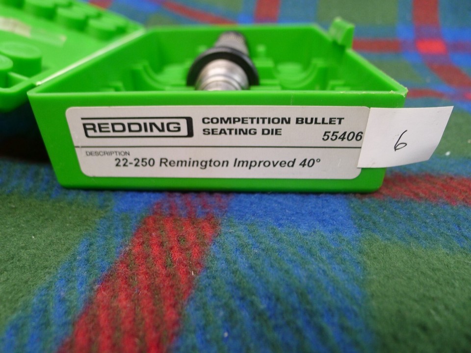 Redding Reloading Dies .22-250Rem Improved 40 degree Competition ...