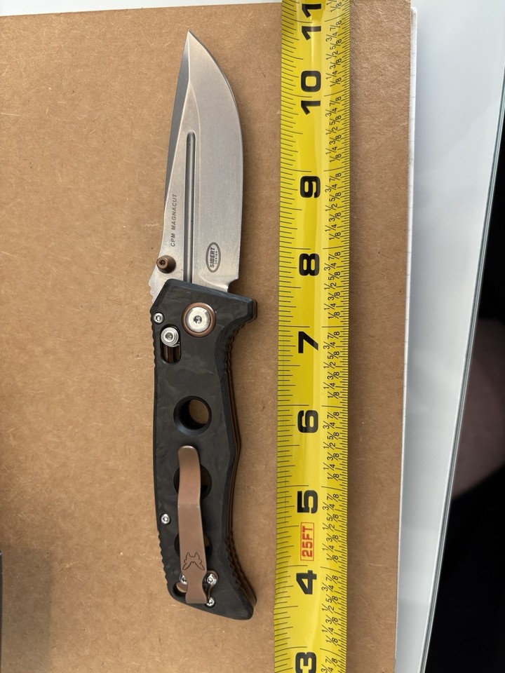 Benchmade Mini Adamas Carbon Fiber Scales Magnacut Blade | eBay