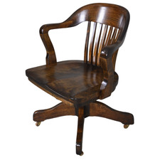 Antique Banker's Chairs for sale | eBay