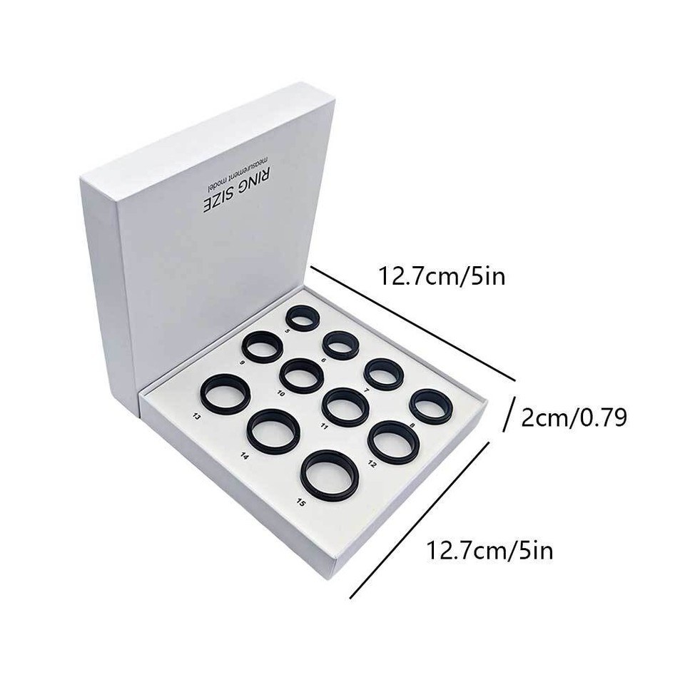 Smart Ring Sizing Kit Sizes 5-15 Ring Measurement Tool for Measure Size ...