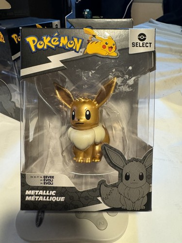 Pokemon Select Series 2 Metallic Eevee Action Figure Toy 3" New In Box ...