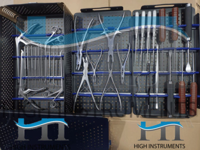 Lumbar Spine Surgery Set with Sterilize Box Orthopedic Instruments | eBay