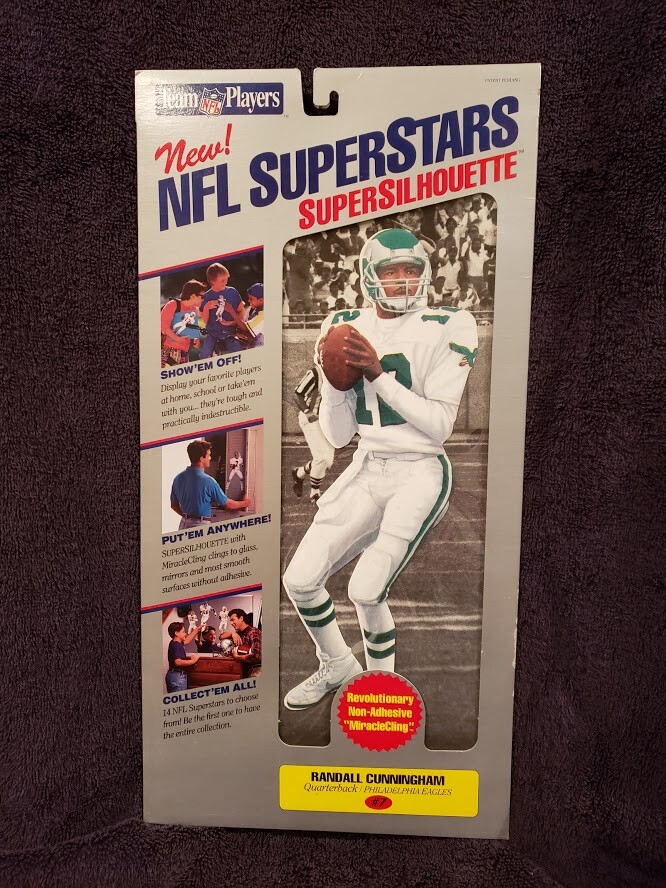 VERY RARE 1992 Randall Cunningham NFL Super Silhouette, Philadelpha ...