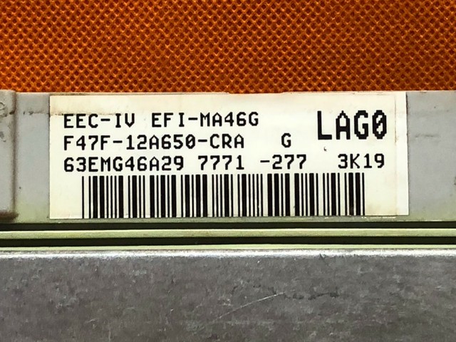 F47F-12A650-CRA Ford Ranger B4000 4.0 AT 4wd ECM Engine Computer Module ...