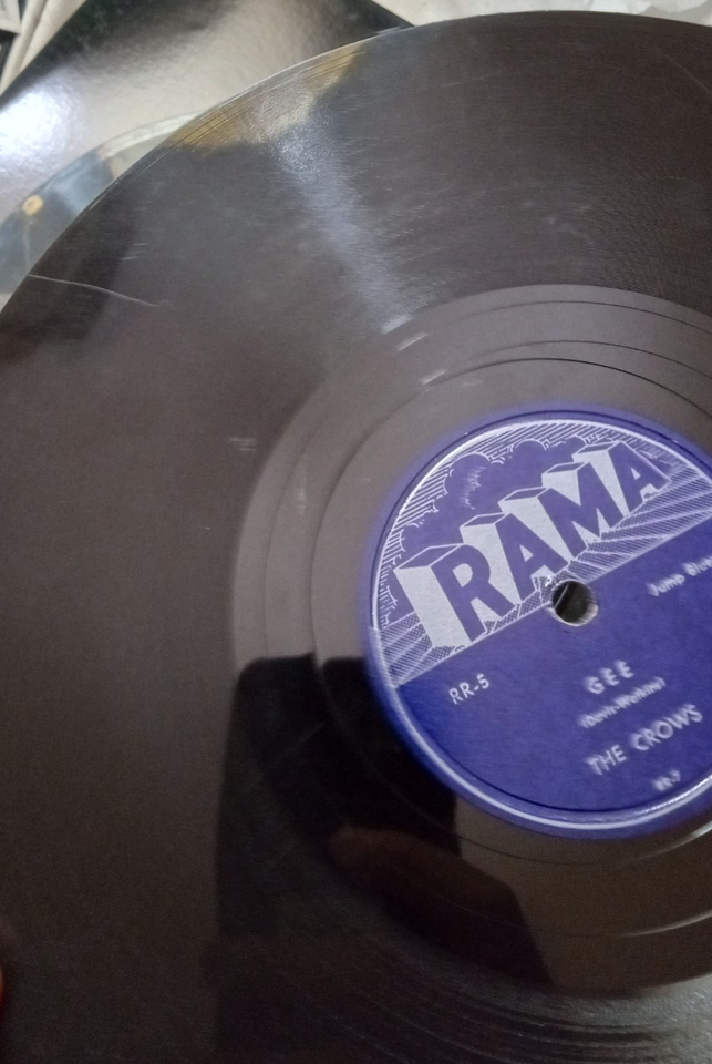 THE CROWS Gee / I Love You So RAMA RR-5 10" 78rpm Doo Wop VG- HEAR? | eBay