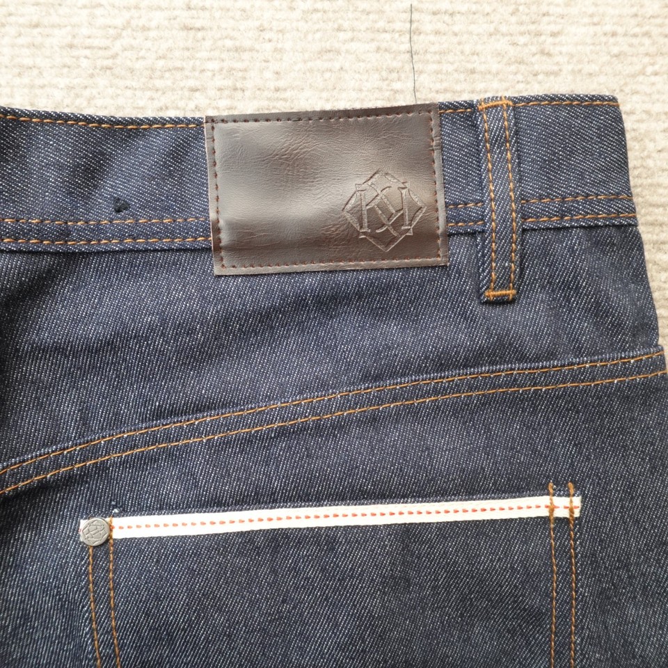 Kayden K Jeans 36 x 31 Blue Selvedge Tapered | eBay