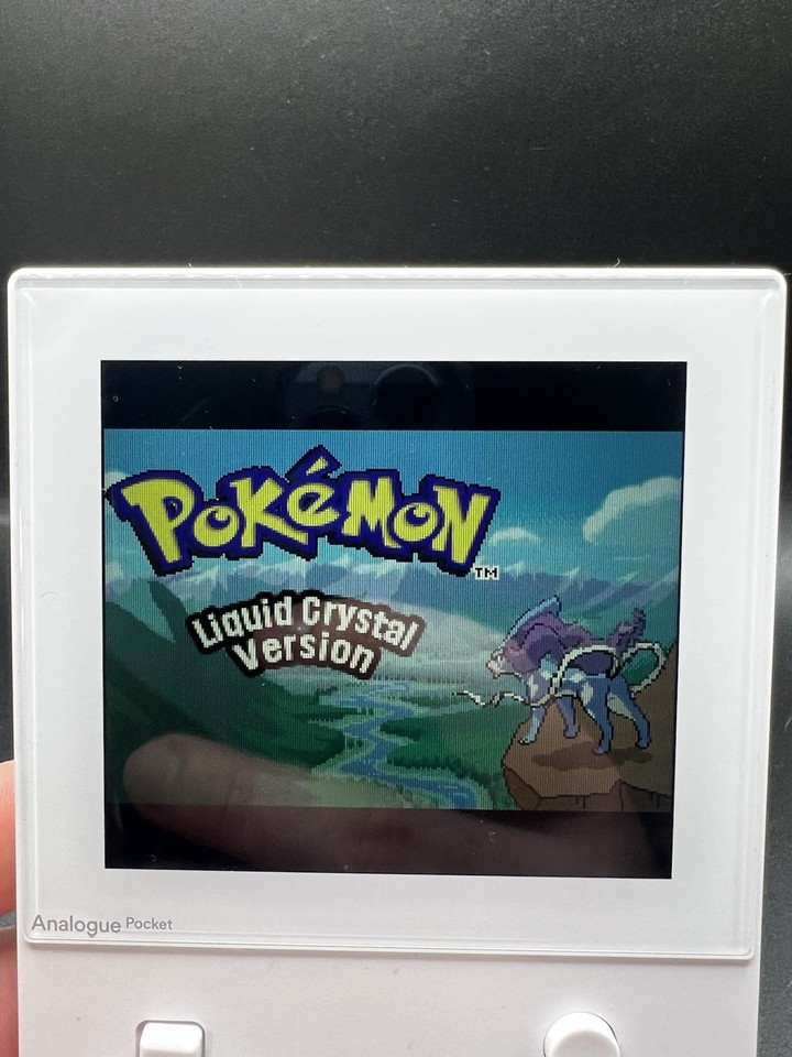 Pokemon Liquid Crystal Custom Game Gameboy Advance GBA Tested Cartridge ...