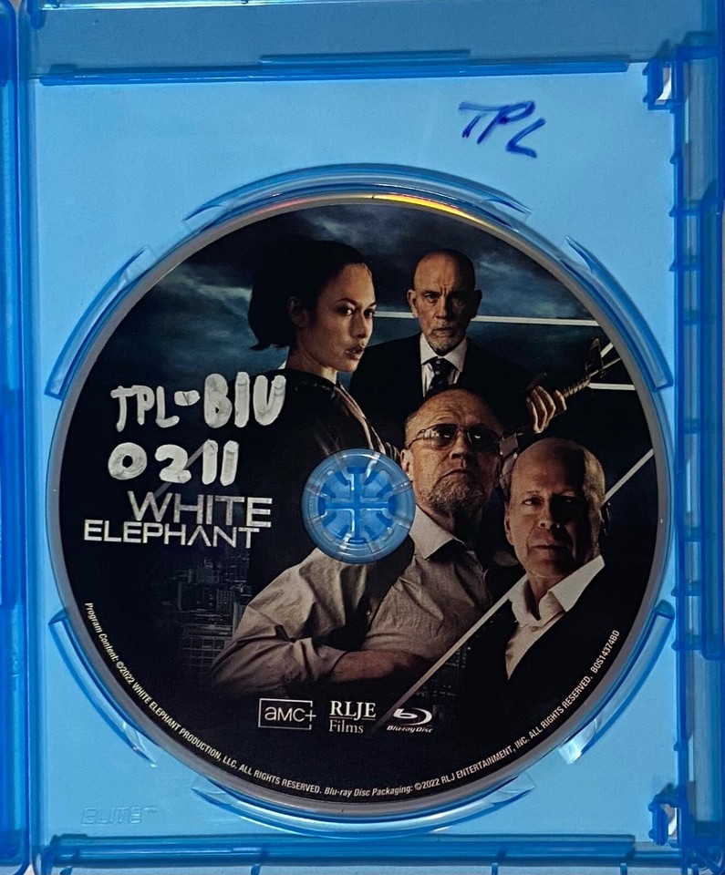 White Elephant (Blu-ray, 2022, VG Condition) Sale Benefits Library ...