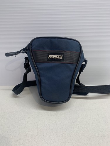 FOTIMA Vintage Camera Bag Blue Shoulder Strap | eBay