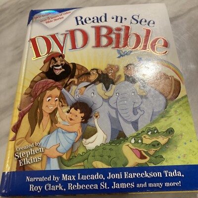 Read 'n' See DVD Bible by Stephen Elkins (2006, Hardcover) NO DVD ...