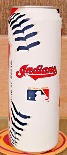 OBSOLETE 2012 24 OUNCE CLEVELAND INDIANS BUD LIGHT BEER CAN MLB ...