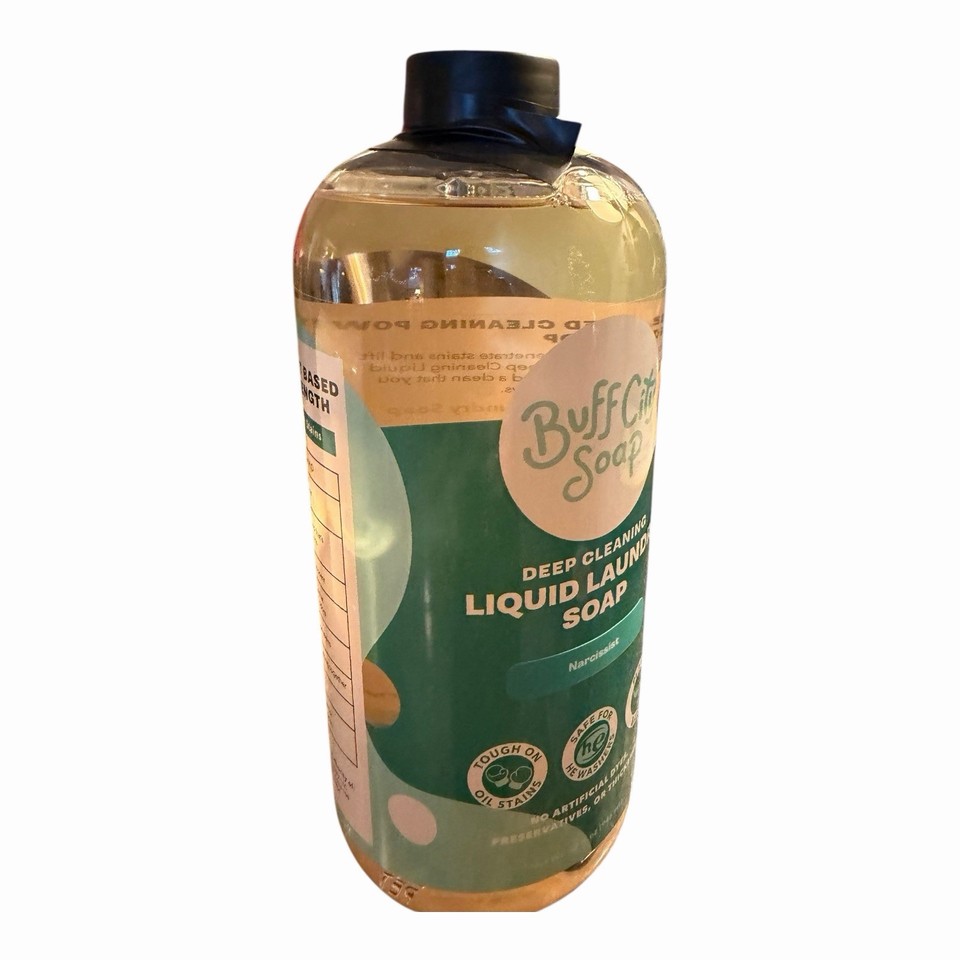 Buff City Soap Narcissist Liquid Laundry Detergent New | eBay