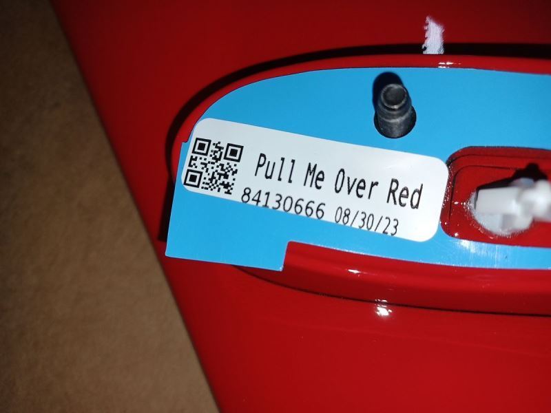 Pull Me Over Red Rear ZR1 Spoiler 84132632 G7C for 17-23 Camaro Coupe ...