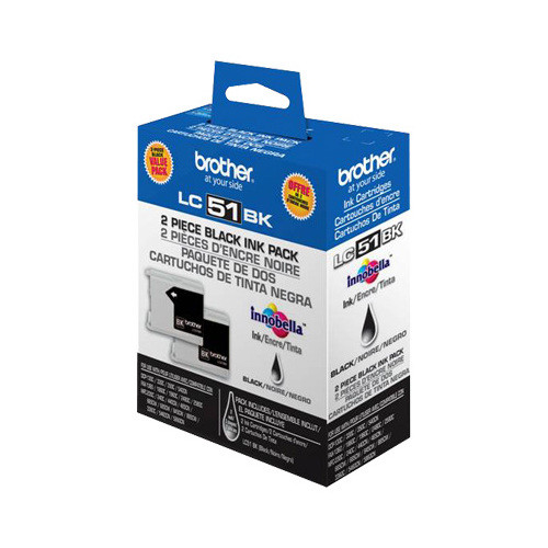BROTHER LC51BK 2 Piece Black Ink Pack / $79.95 | eBay