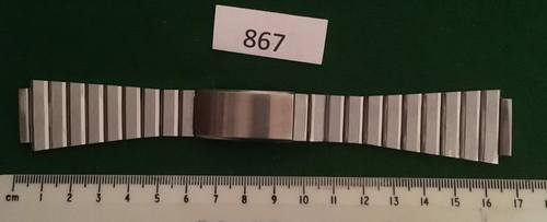 Gents top Quality Stainless Steel Adjustable Watch Strap Bracelet Band ...