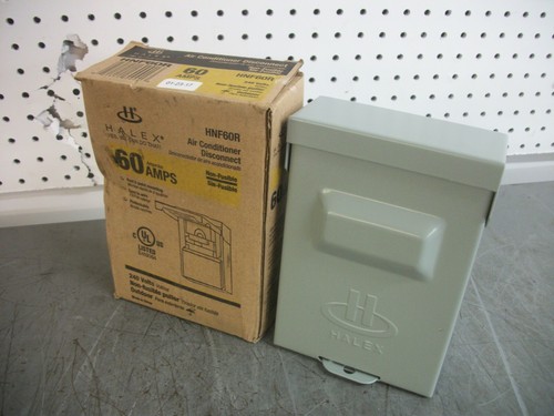 HALEX HNF60R 60-AMP Non-Fuse Air Conditioner Disconnect for sale online ...