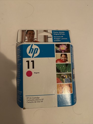 HP #11 Magenta C4837A Ink Cartridge GENUINE NEW Old Stock 02/2012. FREE ...