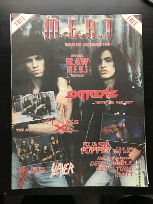 M.E.A.T. MAGAZINE- EXTREME SLAYER KINGS X RATT DEEP PURPLE SEPULTURA ...