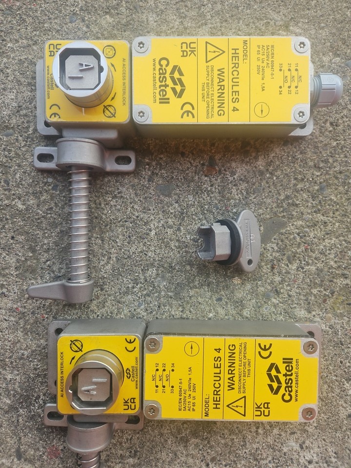 Castell Hercules Access Interlock with Safety Switch With Key | eBay