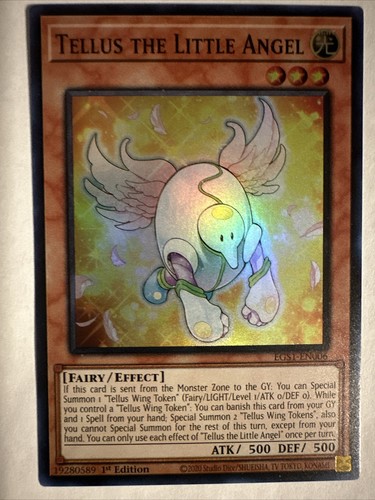 Yugioh! Tellus the Little Angel - EGS1-EN006 - Super Rare - 1st Edition Near Min | eBay