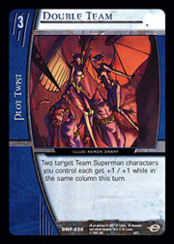 VS System: Double Team [Played] DC Worlds Finest TCG CCG Classic Marvel ...
