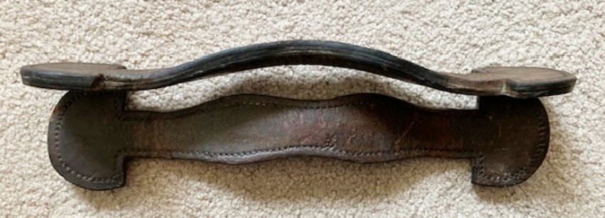 PAIR ANTIQUE Trunk Leather Handles, chest steamer box, vintage, Rare ...