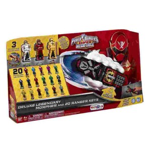 Power Rangers Deluxe Morpher & 20 Legendary Ranger Keys super Megaforce ...