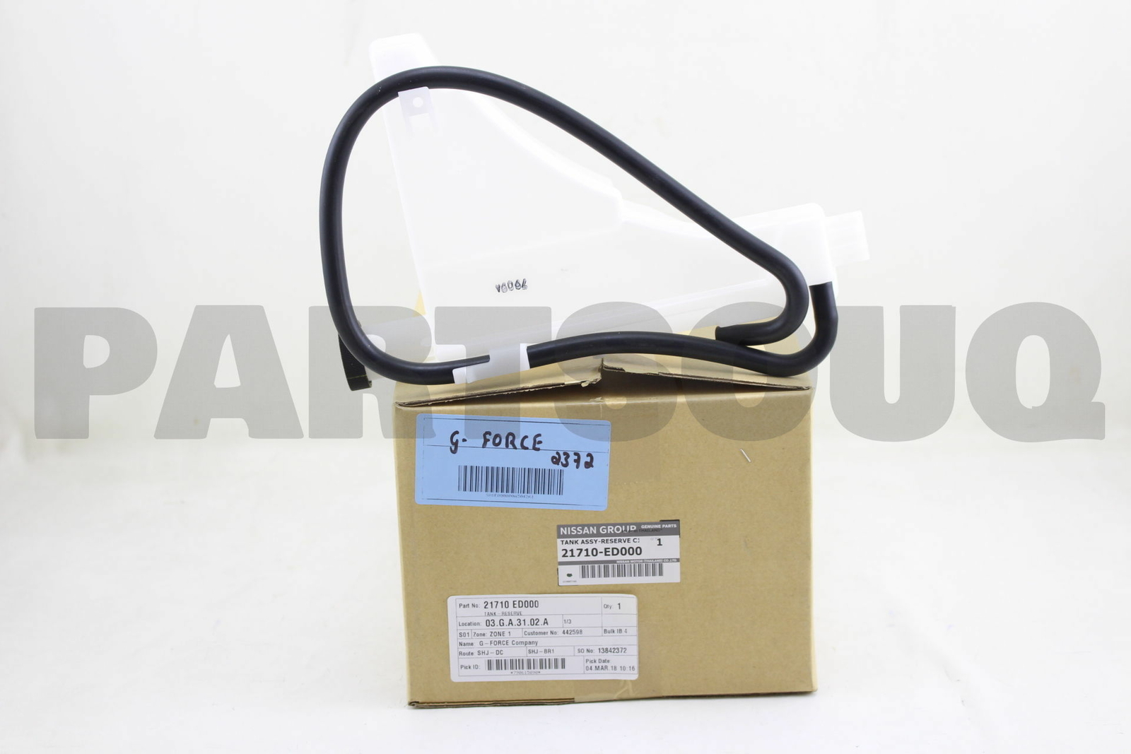 21710ED000 Genuine Nissan TANK ASSY-RADIATOR RESERVOIR 21710-ED000 | eBay