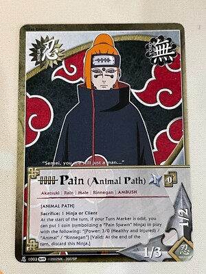 Naruto CCG, Pain (Animal Path), 1003, 1st Edition, LP | eBay