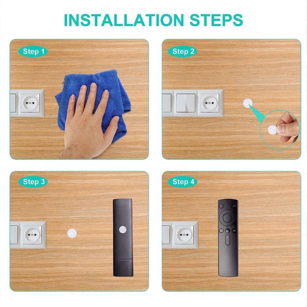 1000Pcs 500 Pair Set Hook and Loop Dots Tape White Self Adhesive Dots ...