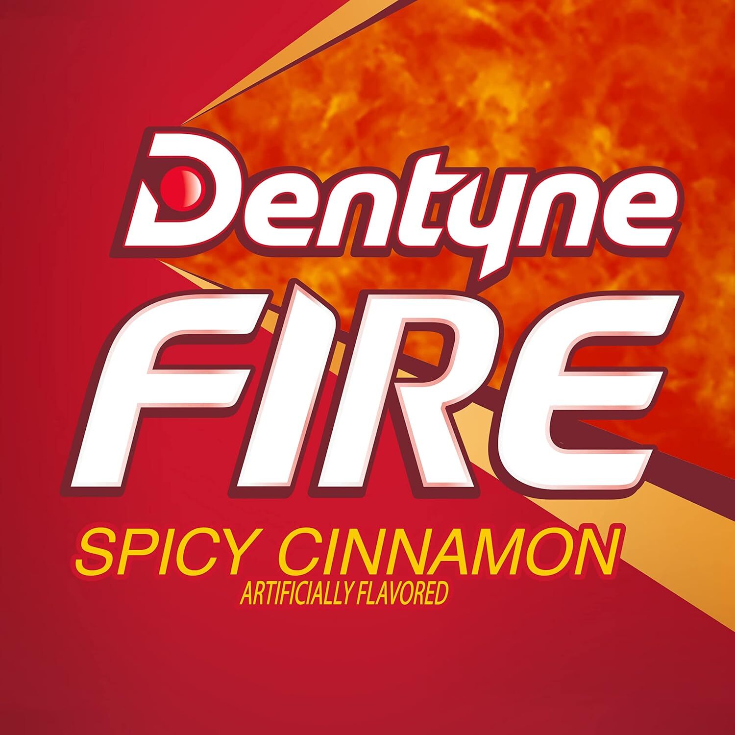 Dentyne Fire Spicy Cinnamon Sugar Free Gum, Pack of 9 (144 Total Pieces ...
