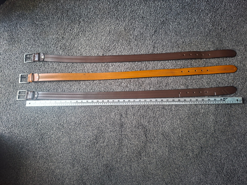 3 x Mens Leather belts | eBay UK
