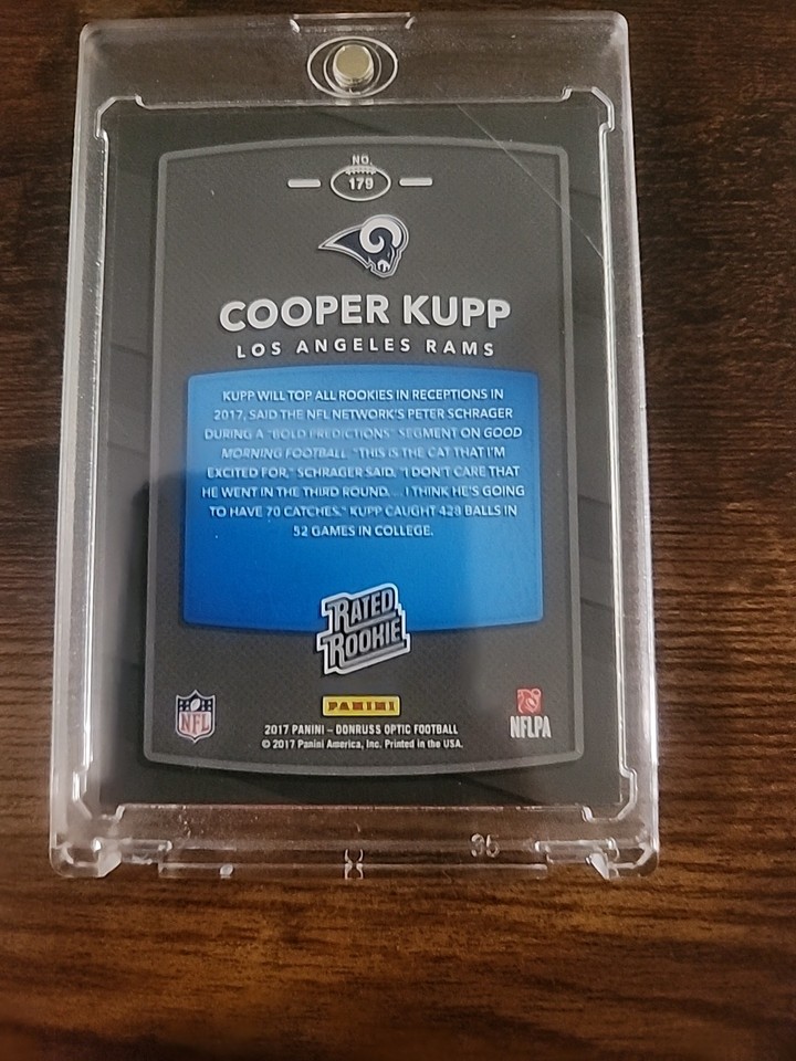 2017 Donruss Optic - Rated Rookie Cooper Kupp #179 Holo Prizm (RC) | eBay