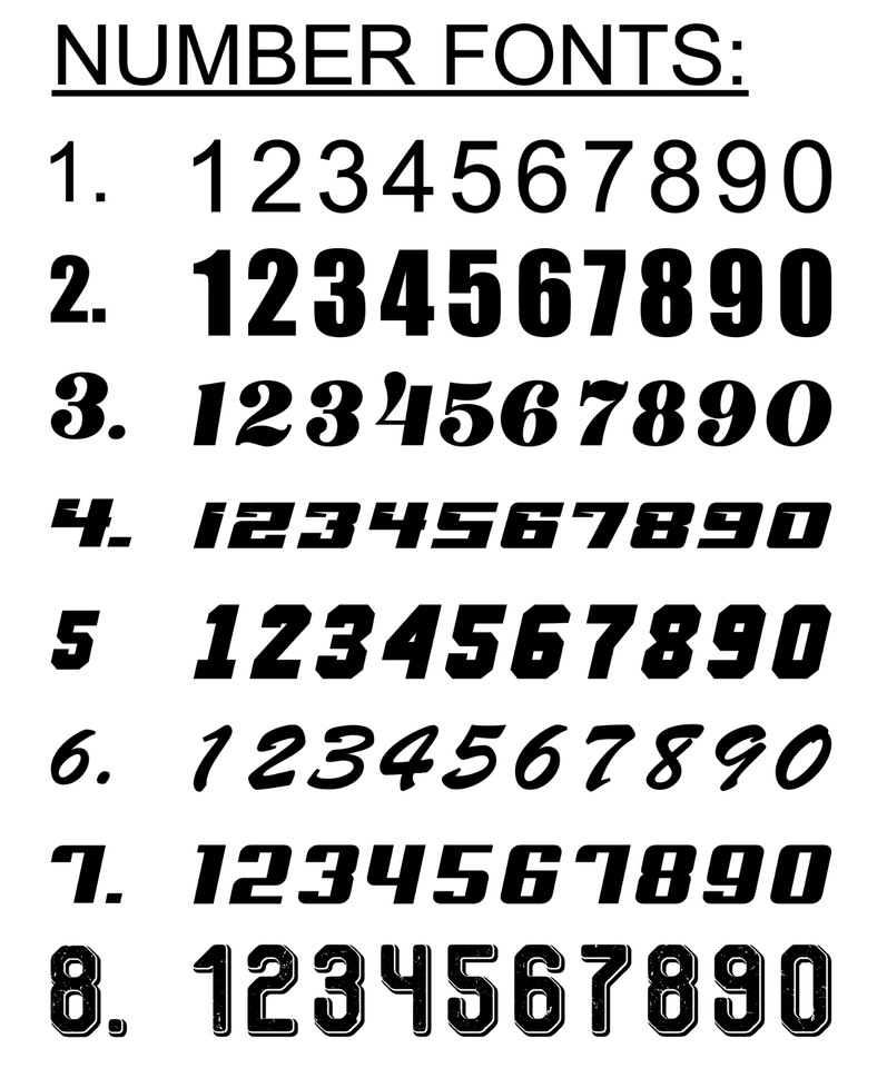 2 X Custom Removable Magnetic Race Number Racing Numbers - Round ...