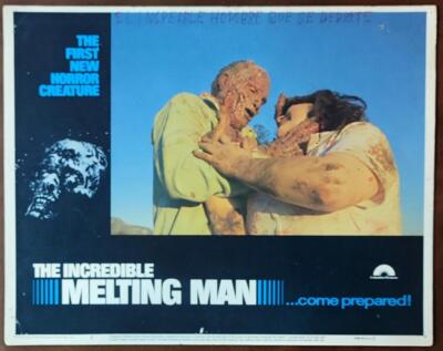 Alex Rebar attacks a woman Incredible Melting Man original Lobby Card ...