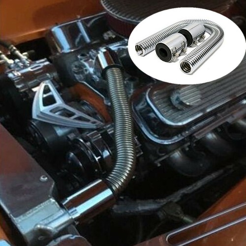 Flexible 24" Stainless Steel Upper or Lower Radiator Hose Kit With ...